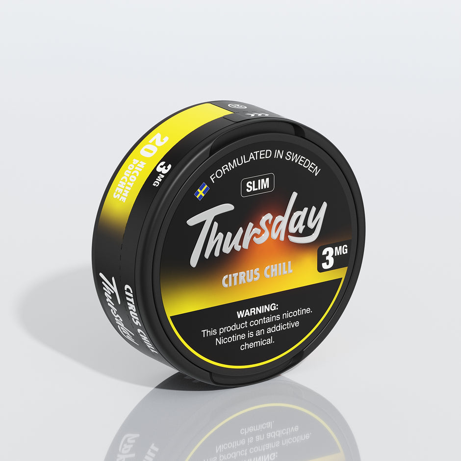 Thursday Nicotine Slim Pouches – Thursdayvape
